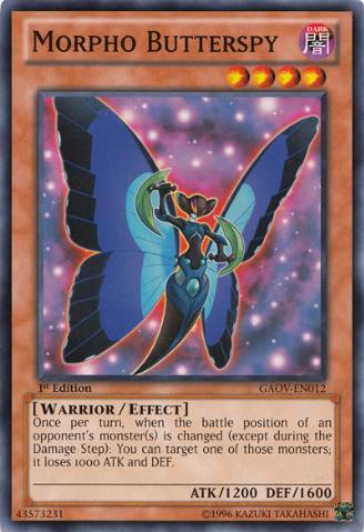 Morpho Butterspy (Effect Monster) - Yu-Gi-Oh! Rush Duel Card Database