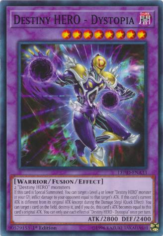 Destiny HERO - Dystopia (Fusion Monster) - Yu-Gi-Oh! Rush Duel Card ...