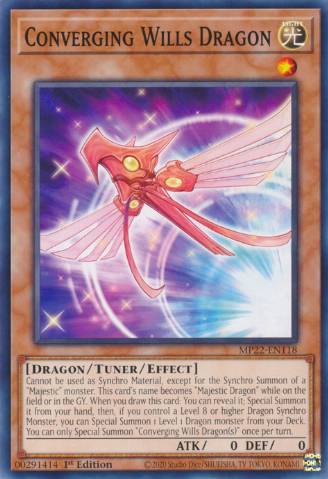 Converging Wills Dragon (Tuner Monster) - Yu-Gi-Oh! Rush Duel Card Database