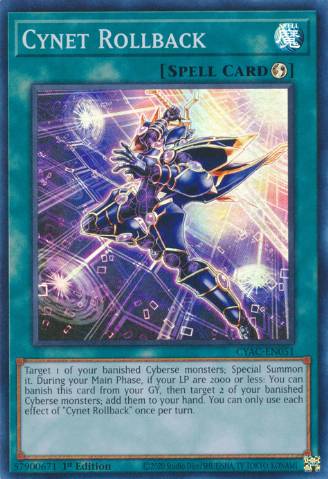 Cynet Rollback (Spell Card) - Yu-Gi-Oh! Rush Duel Card Database